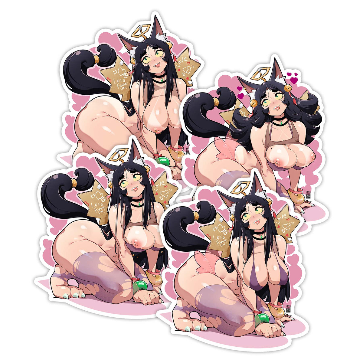 Catgirl Sticker – Waifu Loot